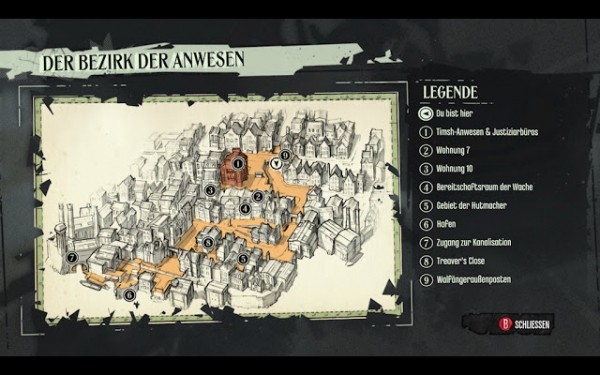 Dishonored: Knife of Dunwall – City Map – Minkitink